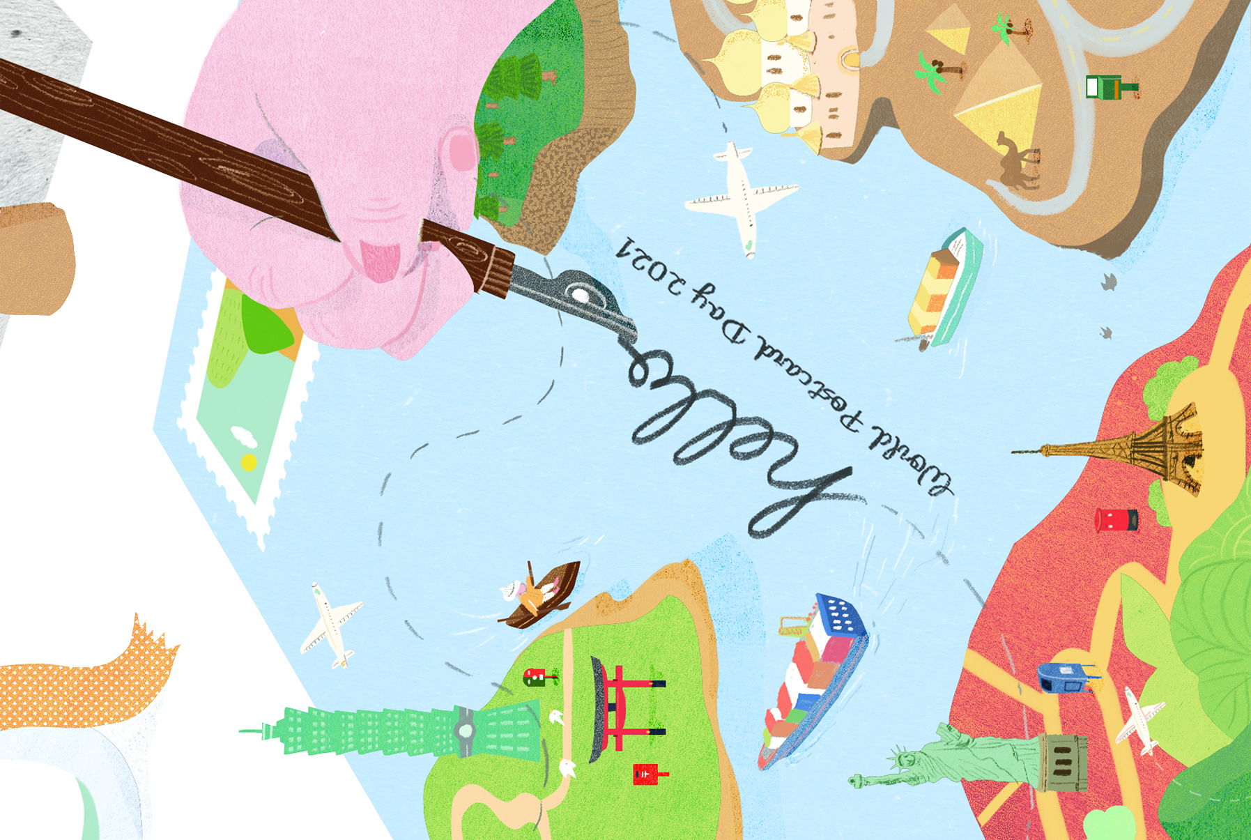 Celebrate the World Postcard Day